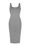 Luxxsculpt® Built-In 360° Contour Midi Shaping Dress - luxxshapers