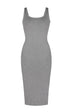 Luxxsculpt® Built-In 360° Contour Midi Shaping Dress - luxxshapers
